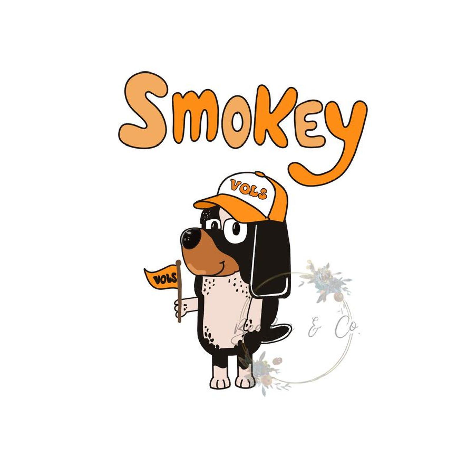 Tennessee Vols Smokey Bluey Theme Digital Download PNG - Etsy