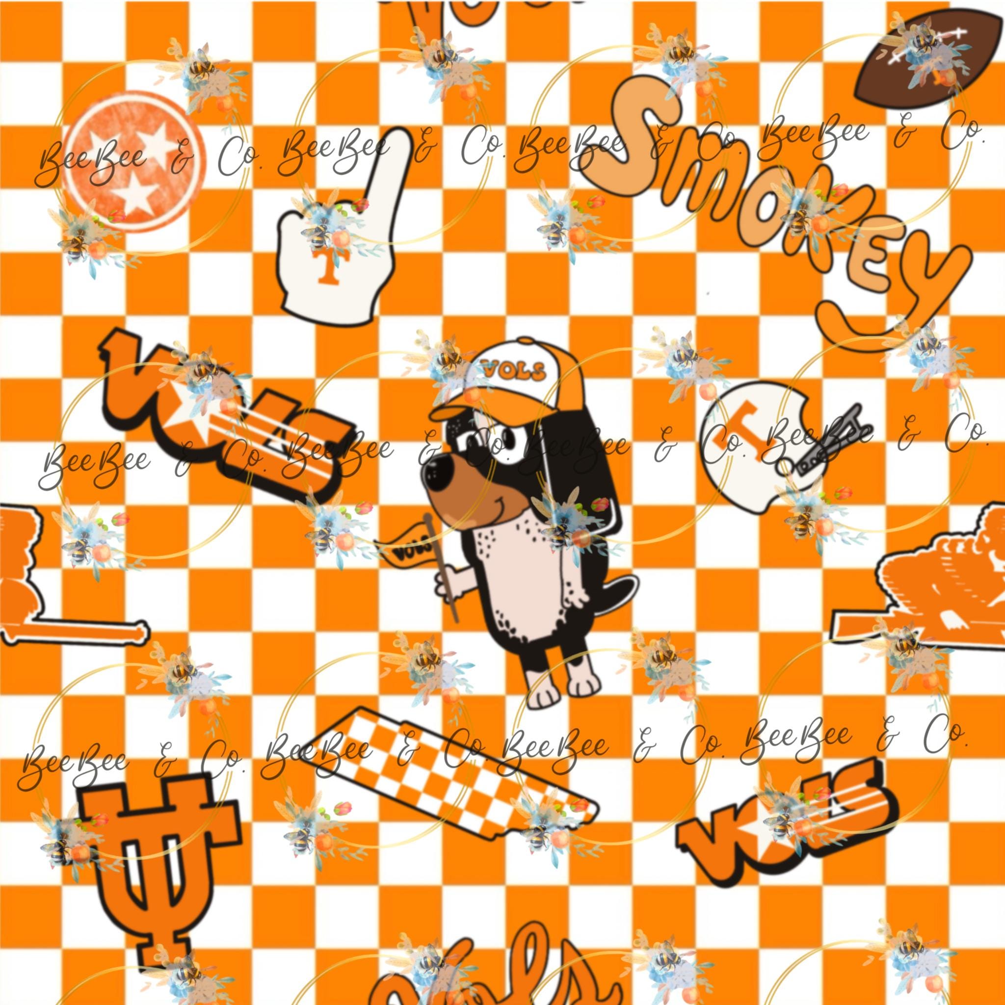 Tennessee Vols Seamless Digital Download PNG - Etsy