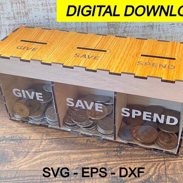 Give Save Spend - Etsy