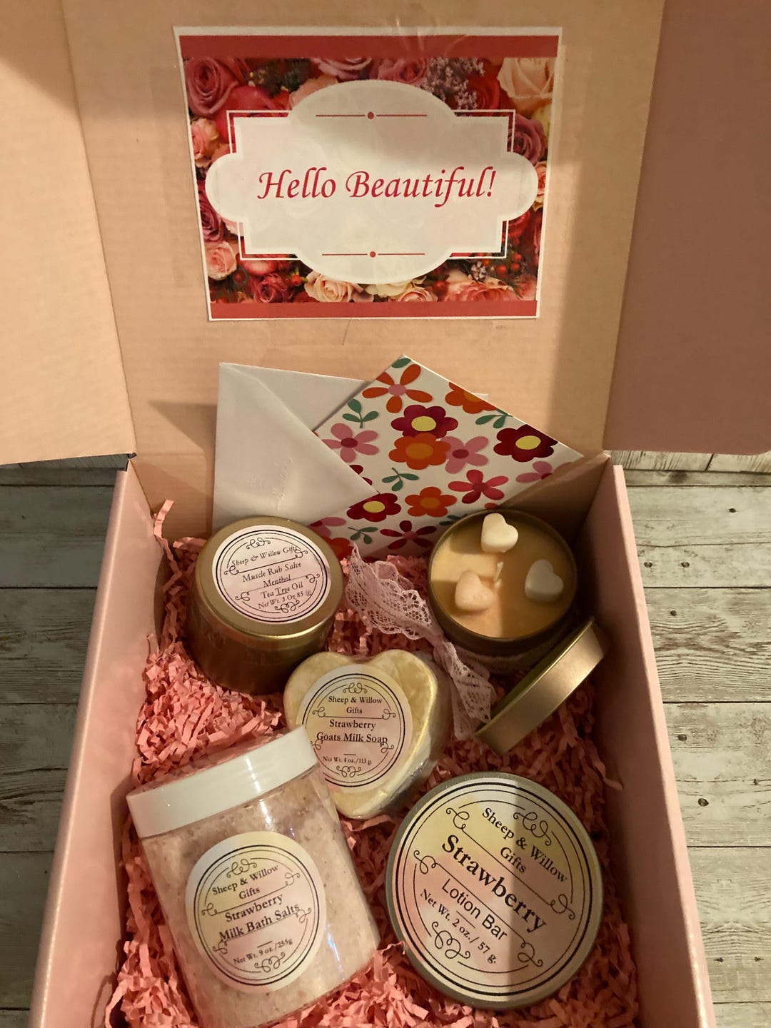Bath Gift Box - Etsy