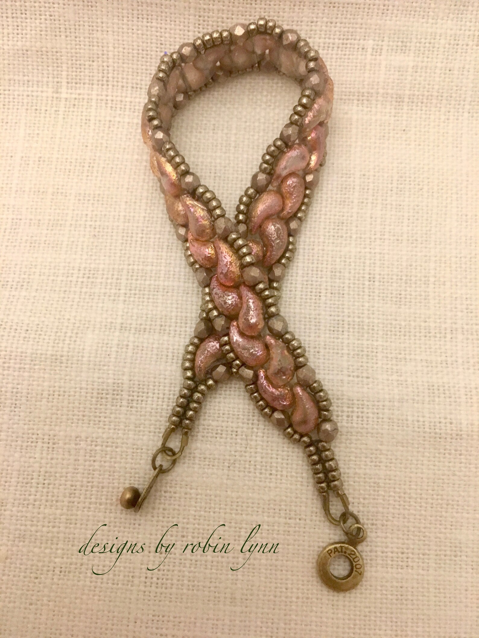 Paisley Chain Beadweaving Tutorial by Robin L Demarse - Etsy