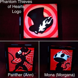 Persona 5 LED Lantern Night Light Box - Customized Character Panels ...