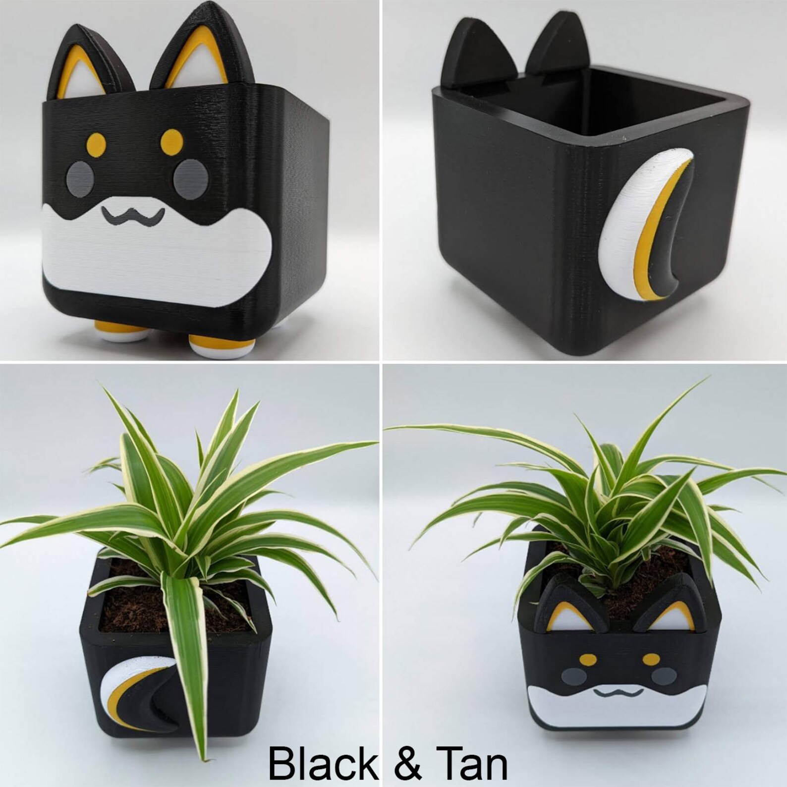 Shiba Inu Planter Cute Dog Lover Doge Pot Succulent | Etsy