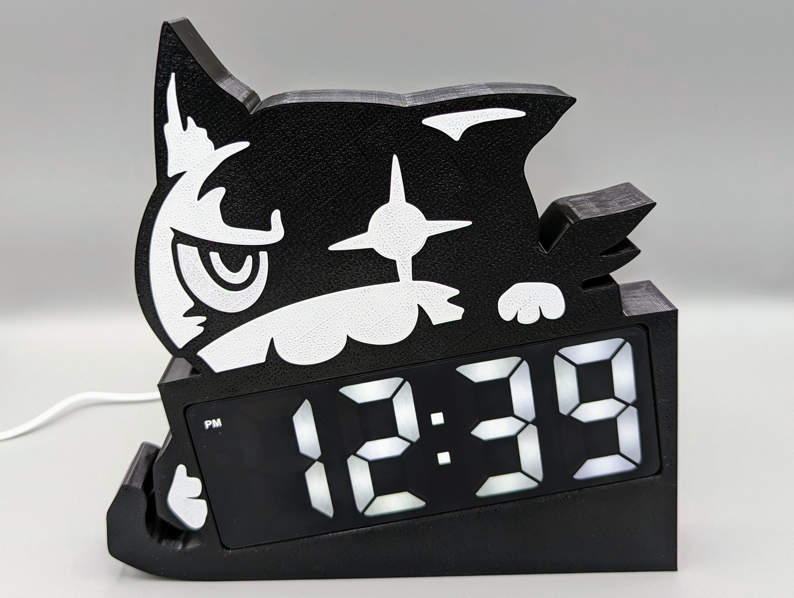 Morgana Persona 5 Digital Clock Tabletop Desk Desktop Time - Etsy