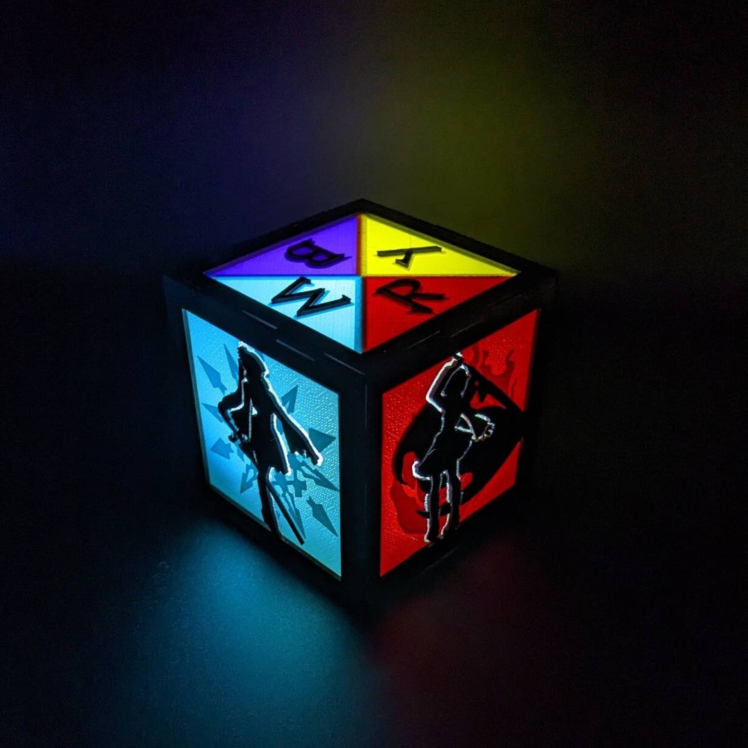 RWBY Lightbox Lantern - Ruby Weiss Blake Yang Anime Light - Etsy