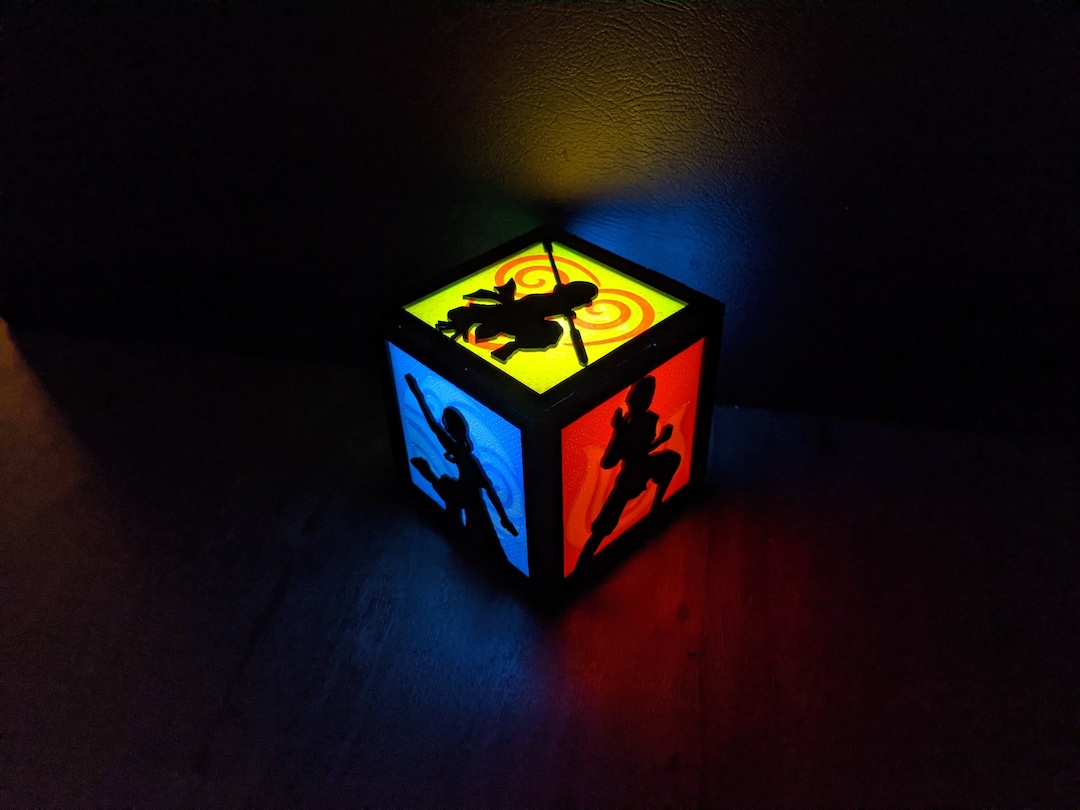 Avatar the Last Airbender LED Lantern Night Light Box - ATLA Sokka Aang ...