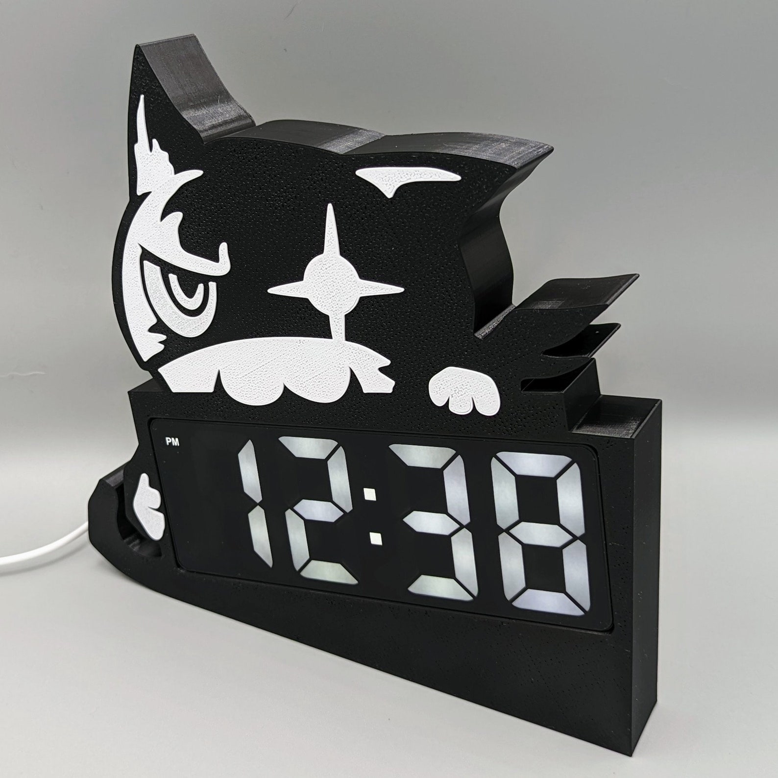 Morgana Persona 5 Digital Clock Tabletop Desk Desktop Time - Etsy
