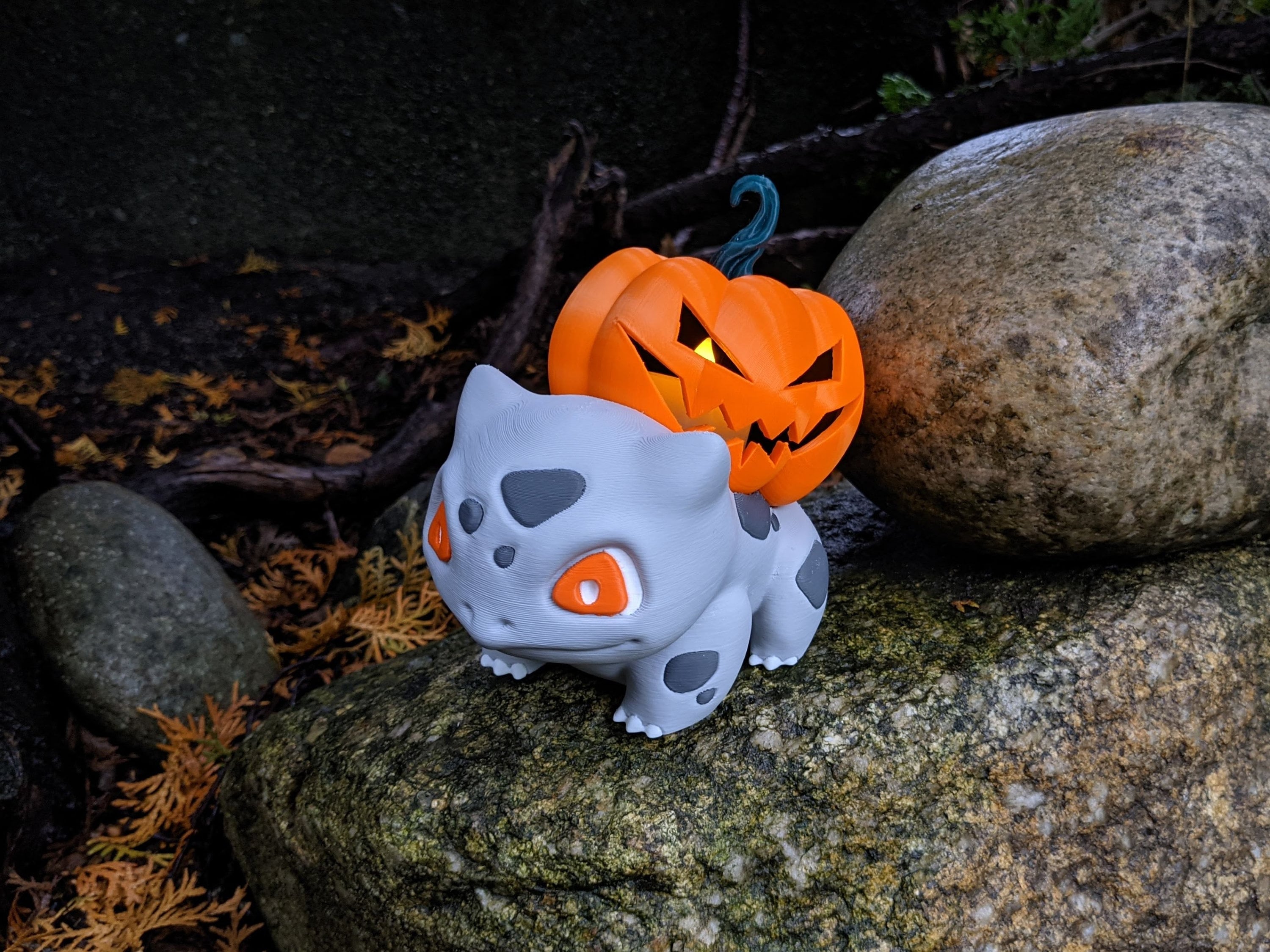 Bulbasaur Pumpkin Stencil