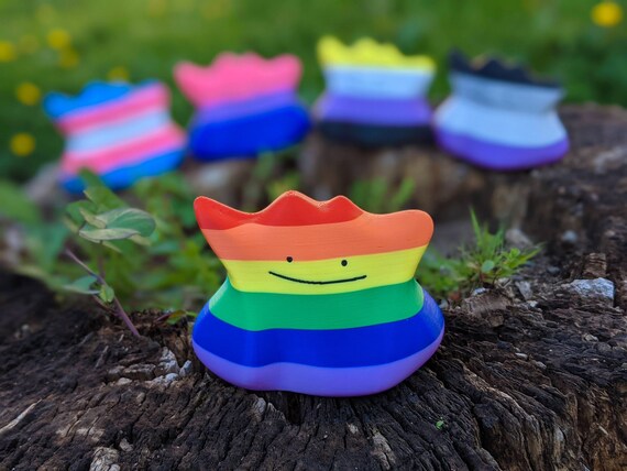 Pride Ditto LGBTQA Flag Figure Transgender Nonbinary - Etsy