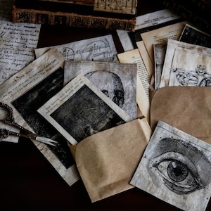 DARK ACADEMIA Junk Journal Kit Journal Kit for Beginners in Journaling ...