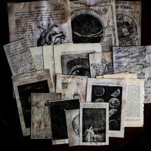 DARK ACADEMIA Junk Journal Kit Journal Kit for Beginners in Journaling ...