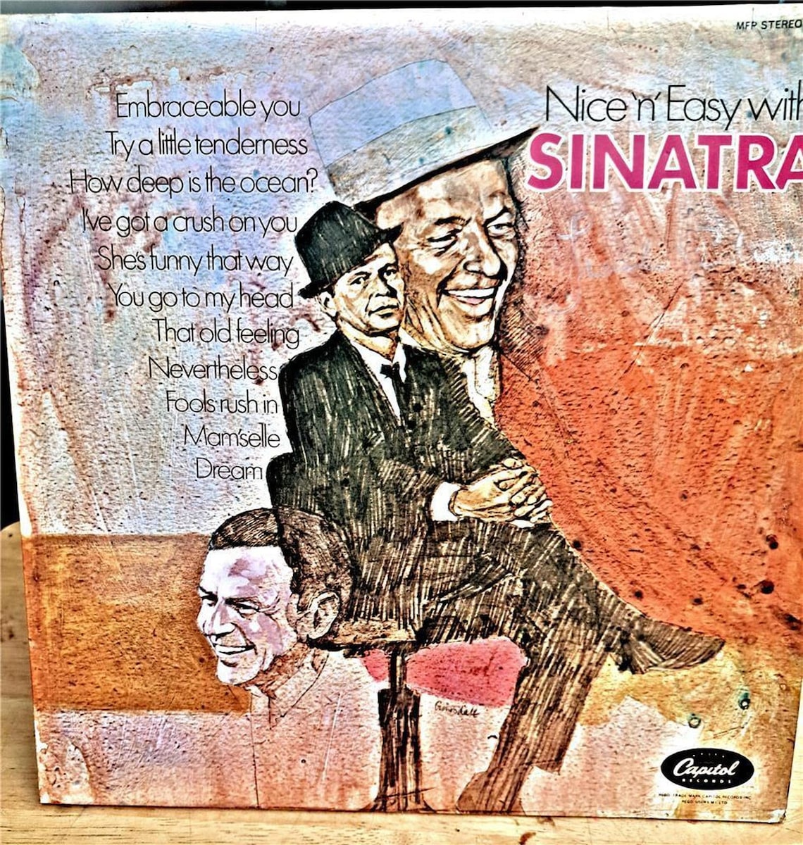 Frank Sinatra Autogrphed LP "nice N Easy" - Etsy