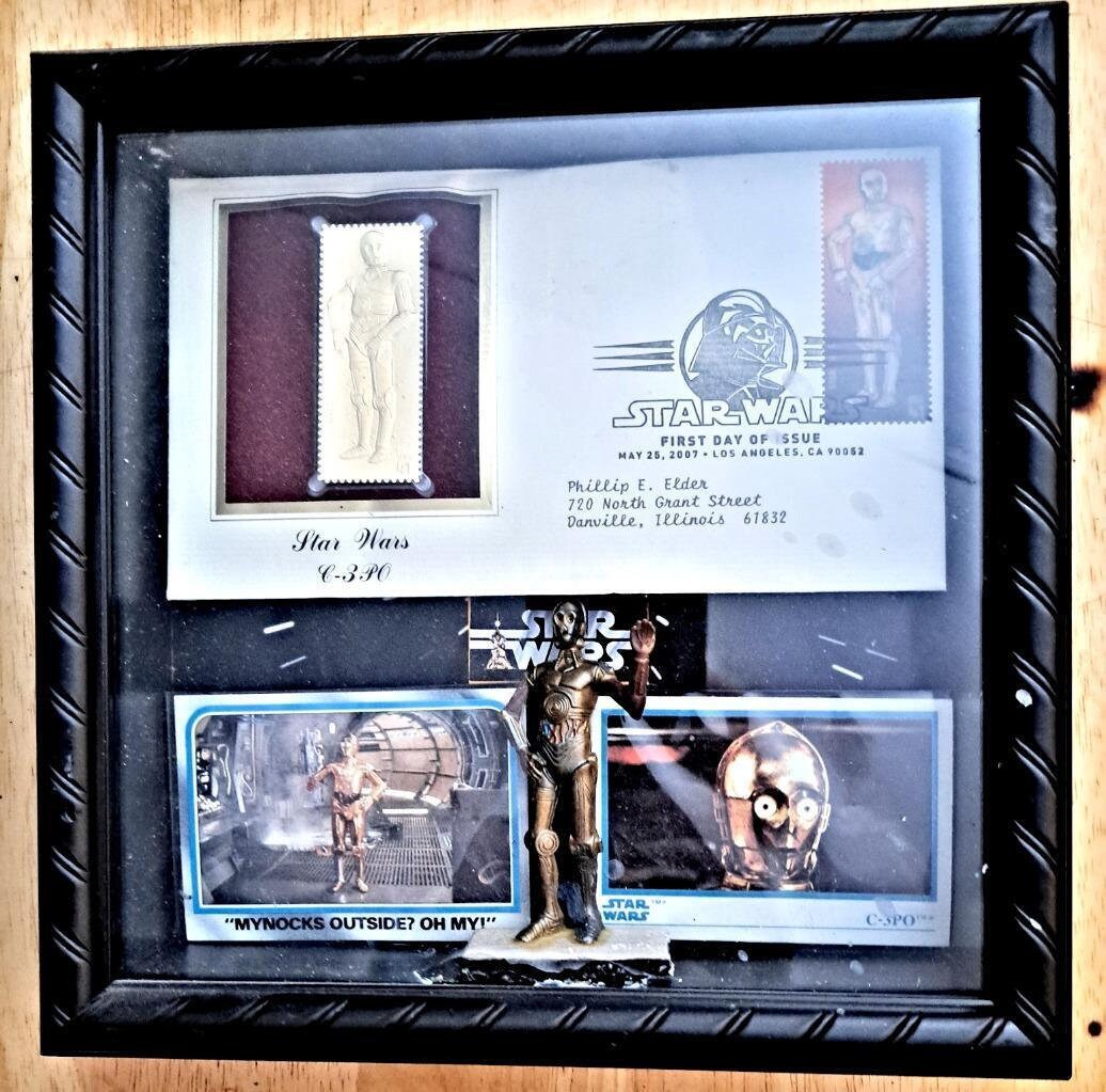 Star Wars C3PO 9x9 Inch Shadow Box - Etsy