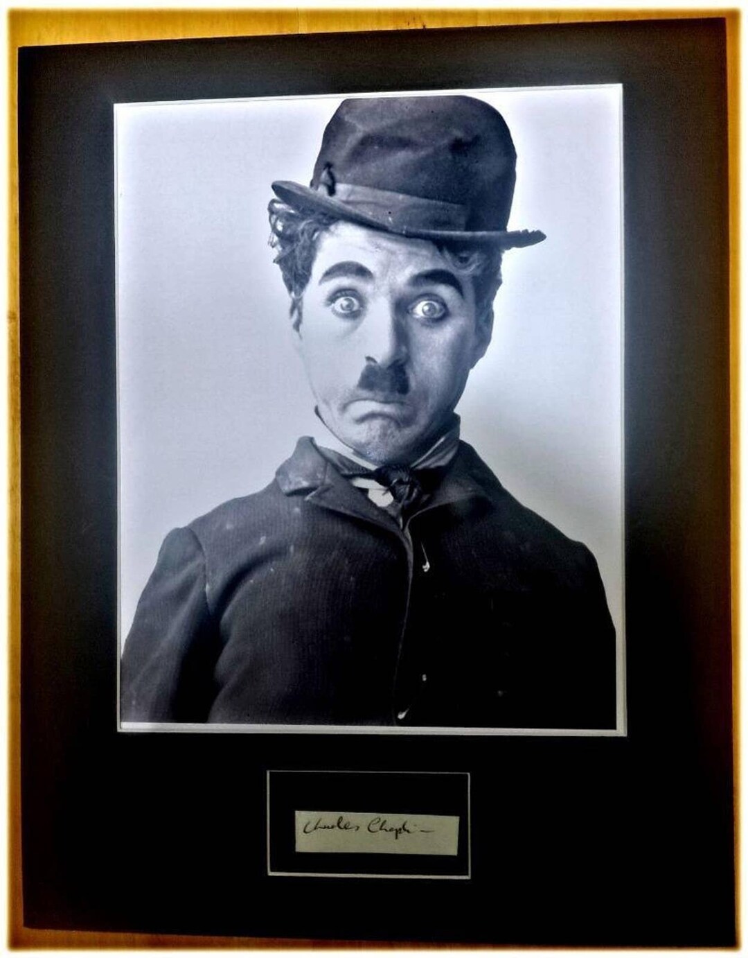 Charlie Chaplin 1 Cut Signature Mounted in 11x14 Inch Mat - Etsy