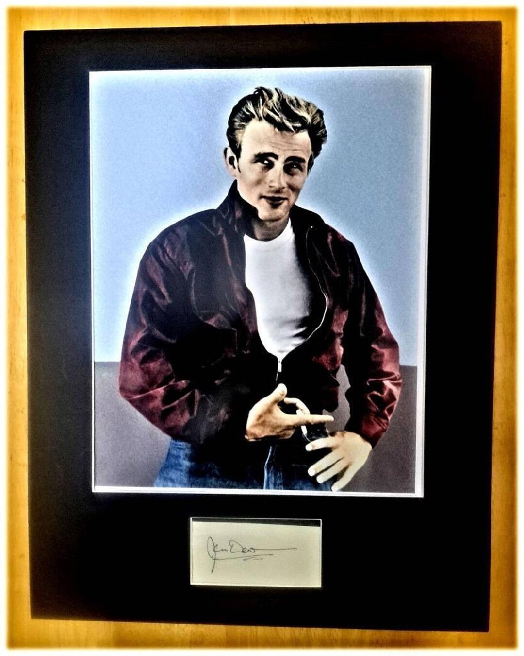 James Dean Cut Signature Mounted in 11x14 Inch Mat - Etsy