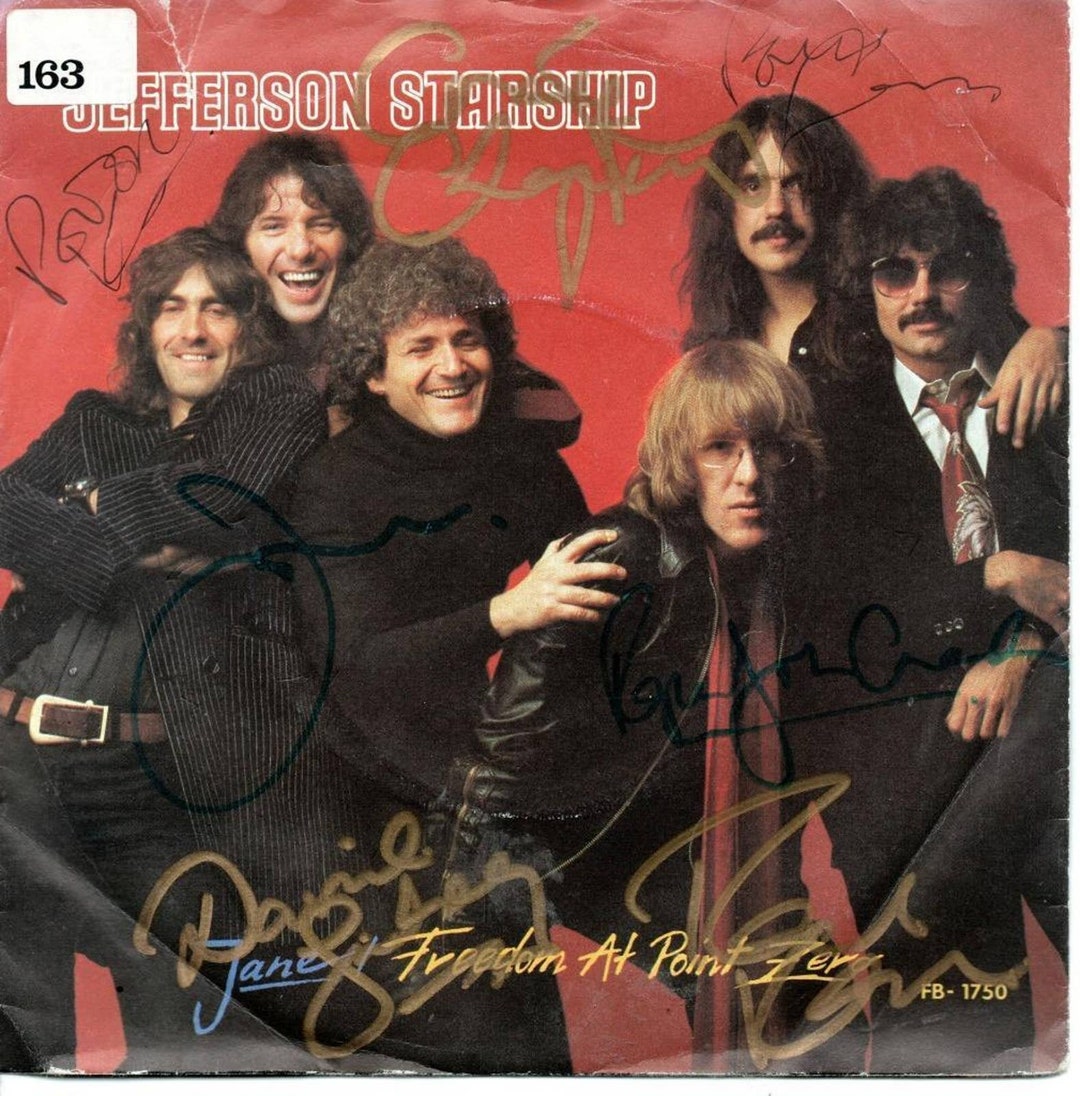Jefferson Starship Autographed 7 Inch "freedon at Point Zero" - Etsy