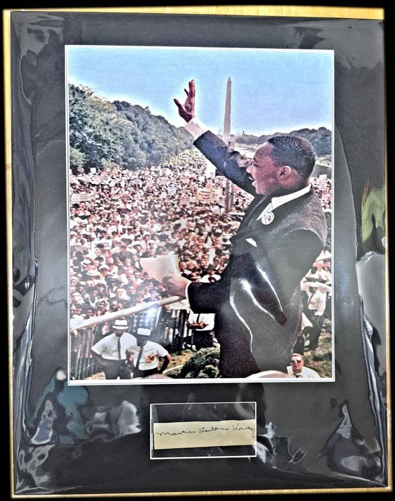 Martin Luther King Jr. Cut Signature Mounted in 11x14 Inch Mat - Etsy