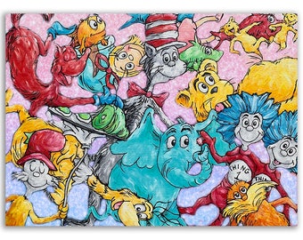 Dr Seuss Poster | Etsy