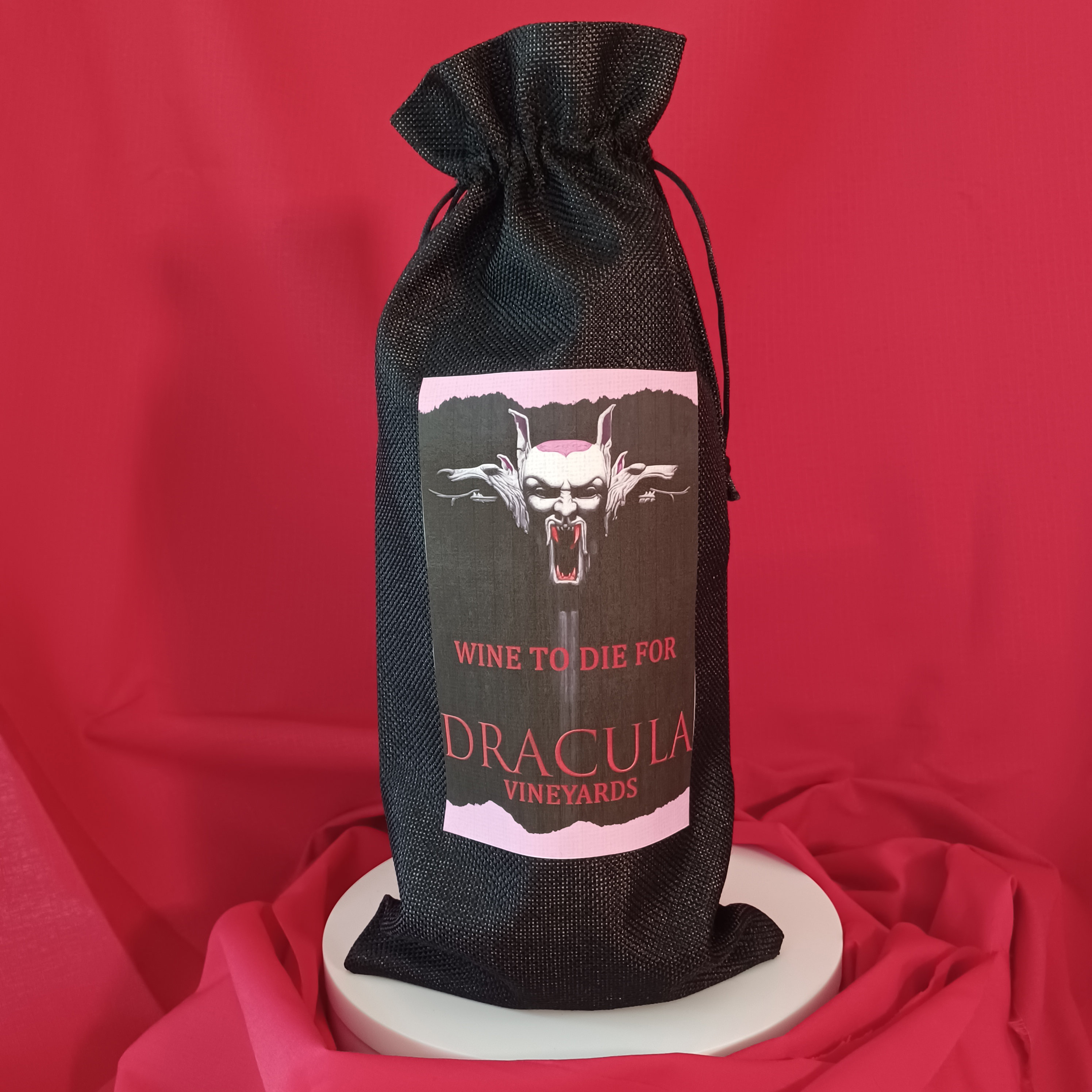 DRACULA Vampire Wine Bag Novelty Vampire Gift Vampire Wine - Etsy