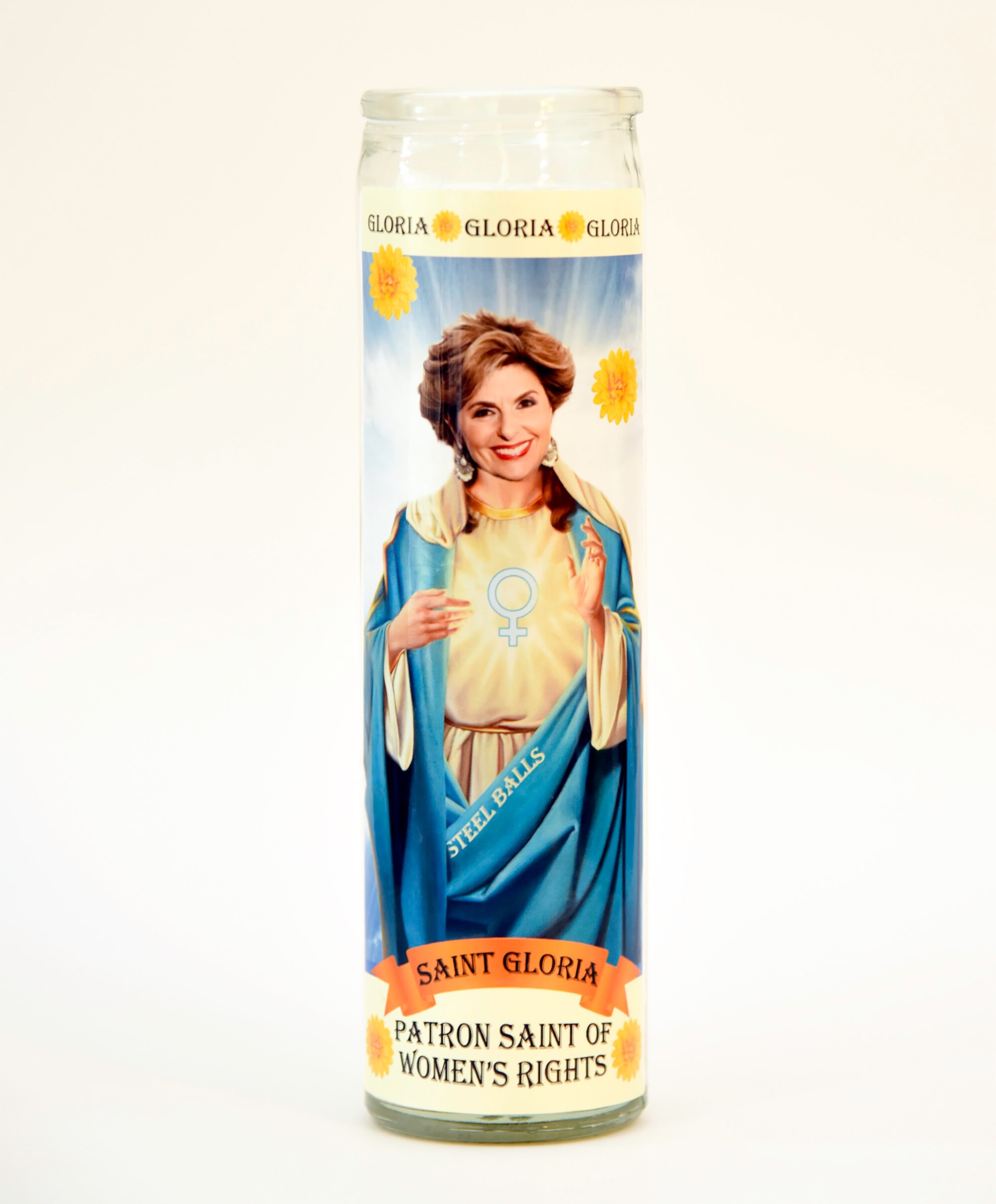 SAINT GLORIA Gloria Allred Women's Rights Layer Candle/gloria Allred ...