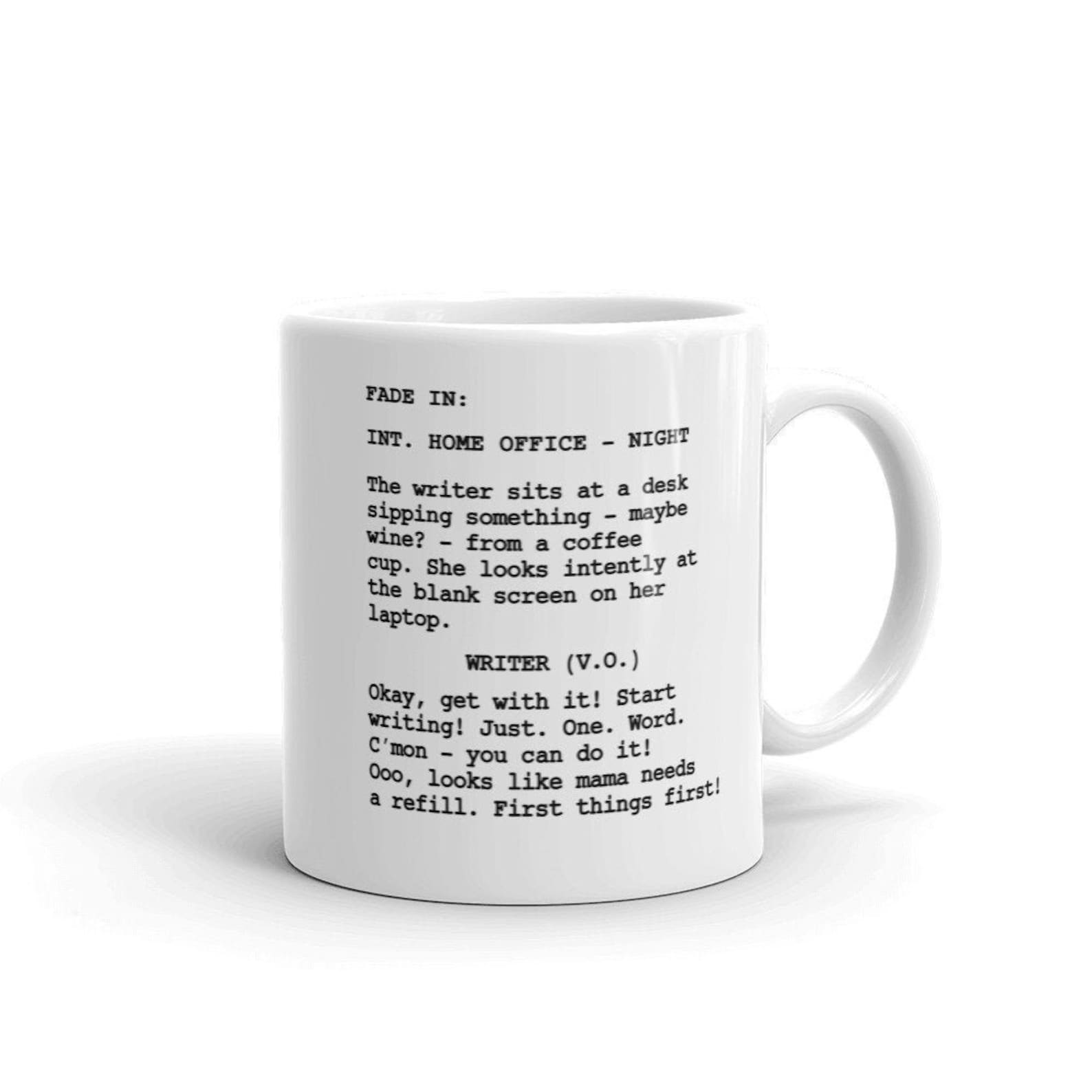 Screenwriter's Writer's Mug/ Hollywood Mug/ - Etsy