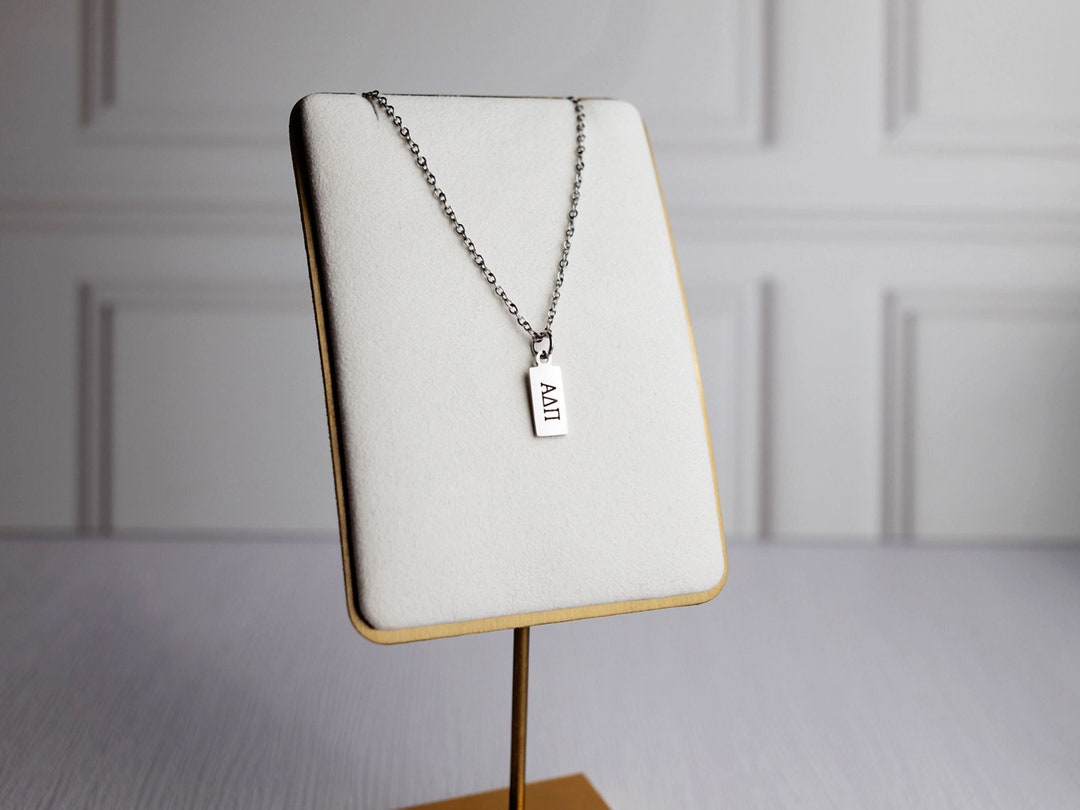 Alpha Delta Pi Necklace Tiny Delicate Necklace for Adpi Sorority Merch ...