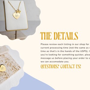 Alpha Delta Pi Heart Necklace – Script Engraving With Bow Charm – Gold ...