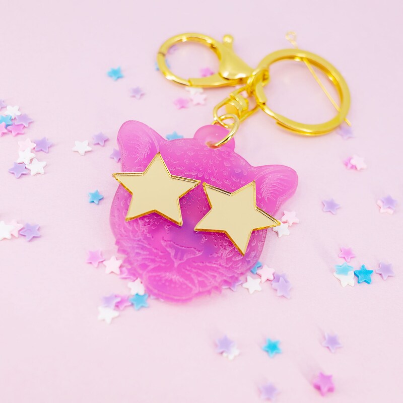 Preppy Keychain - Etsy