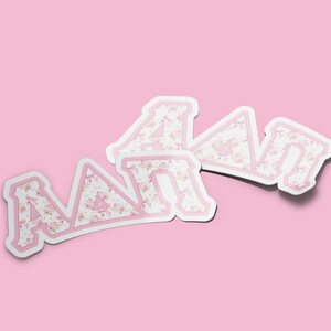 Alpha Delta Pi - Sticker - Cottage Pink - Shabby Chic - Adpi Merch ...