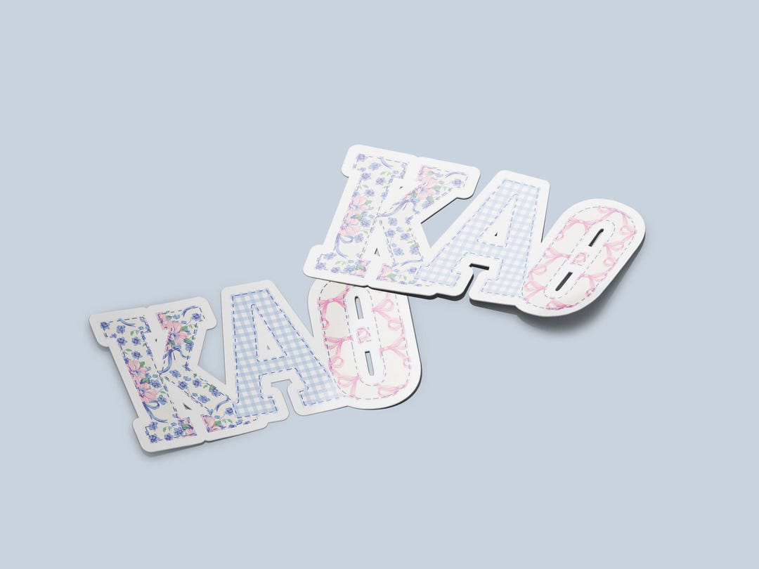 Kappa Alpha Theta - Sticker - Large Patchwork Kappa Alpha Theta ...