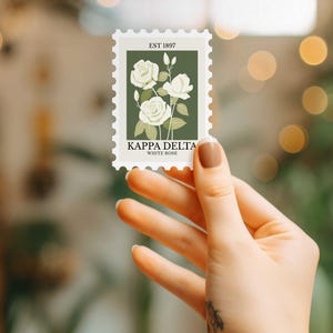 Flower Stamp Sticker - KD Design - Perfect for Kappa Delta Sisters ...