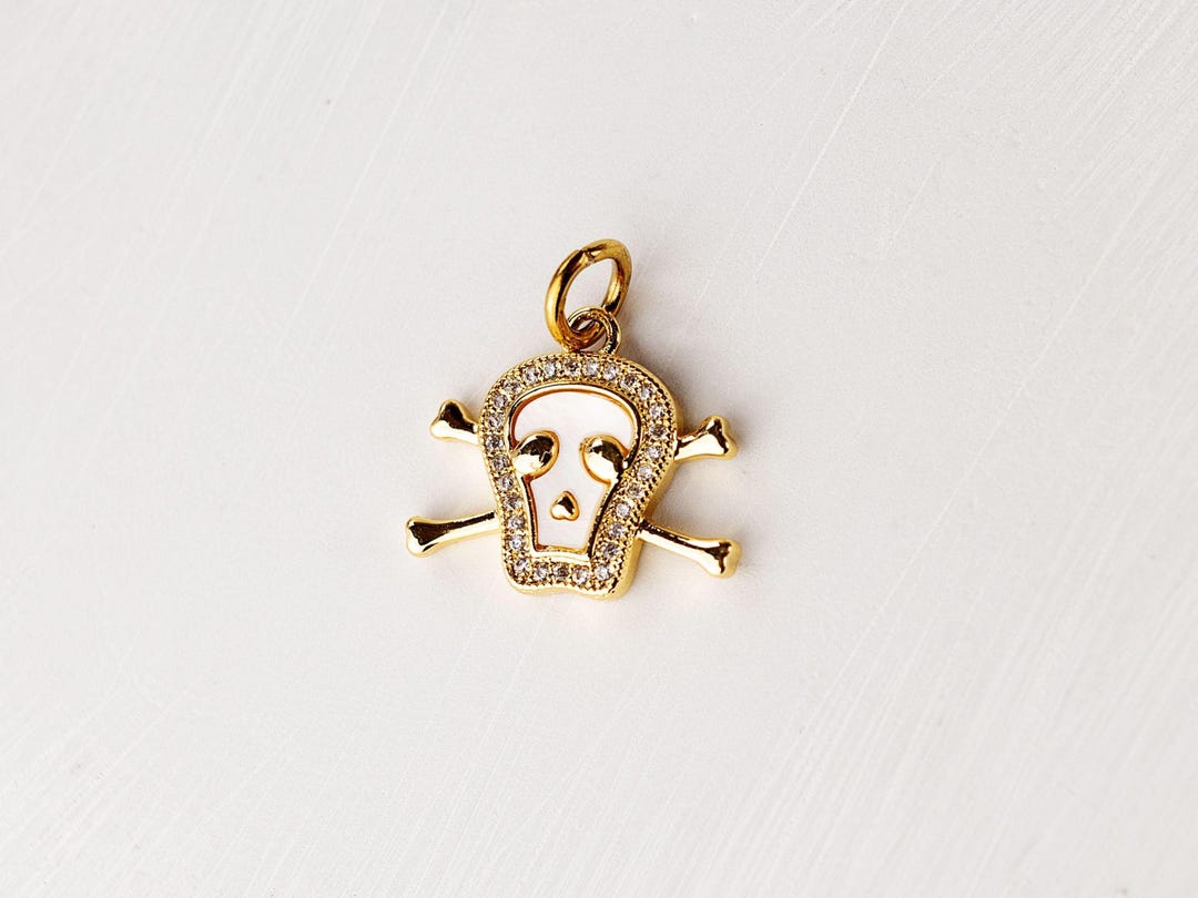 Chi Omega - Charm - Skull and Bones Charm – Sorority Symbol Jewelry ...