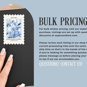 Flower Stamp Sticker - Kappa Design - Perfect for Kappa Kappa Gamma ...