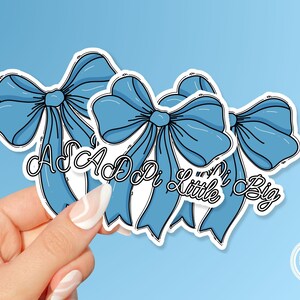 Alpha Delta Pi Stickers - Bow Sorority Gift - Bow Stickers for Adpi ...
