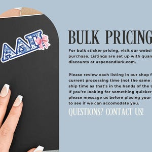 Alpha Delta Pi - Sticker - Chinoiserie With Pink Bow - ADPI Sticker ...