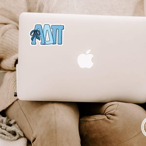 Alpha Delta Pi Sticker Vinyl Sticker Bow Sorority Sticker ADPI Sticker ...