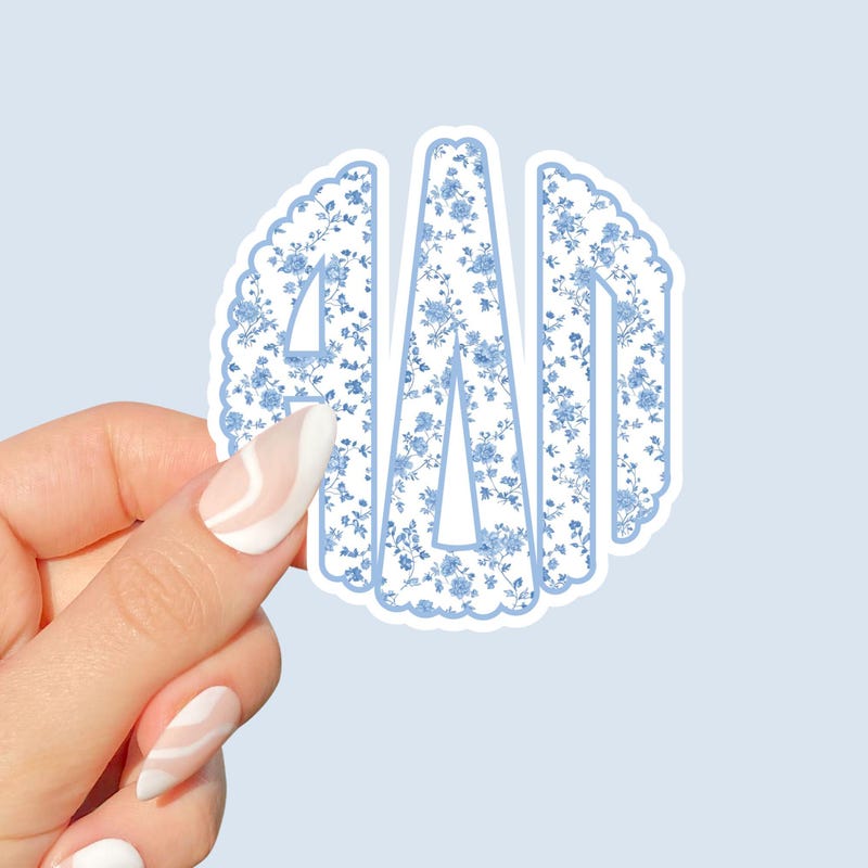 Fancy Letters Decal - Etsy