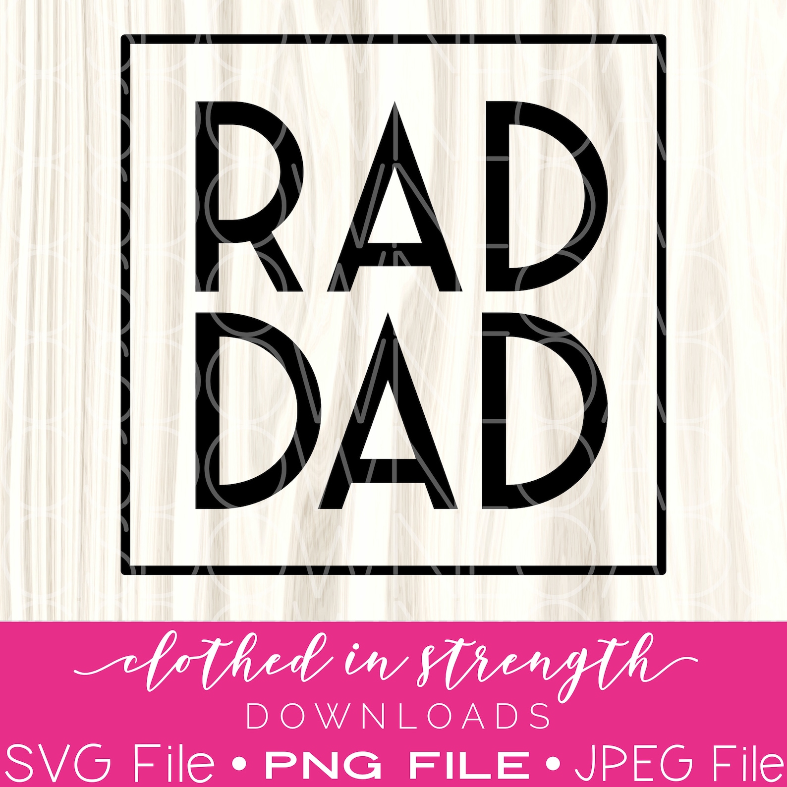 Rad Dad and Rad Like Dad PNG Download, Cool Dad SVG File, Sublimation ...