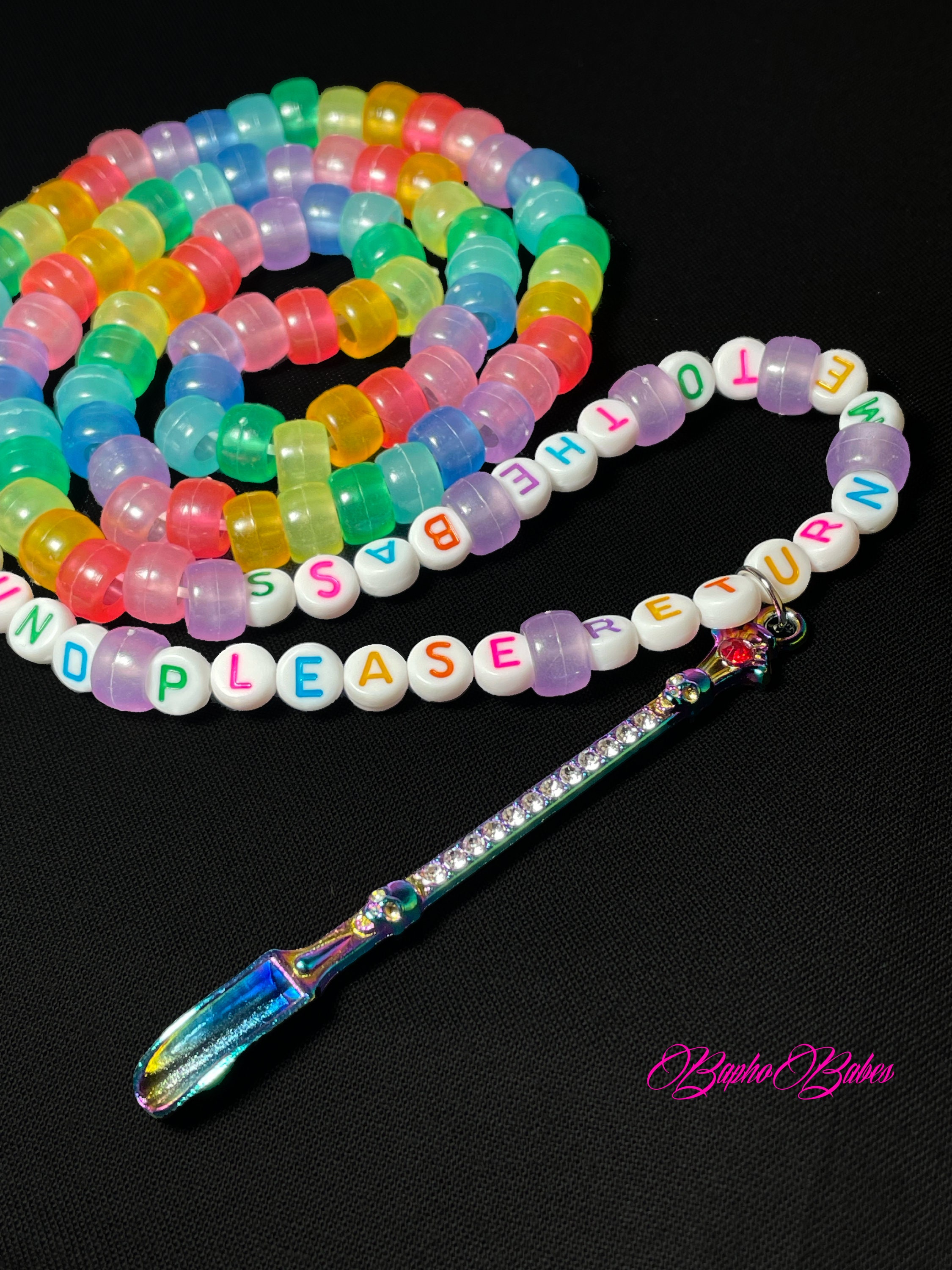 Mini Spoon Shovel Rave Skull Glow in the Dark Blacklight Kandi Festival ...
