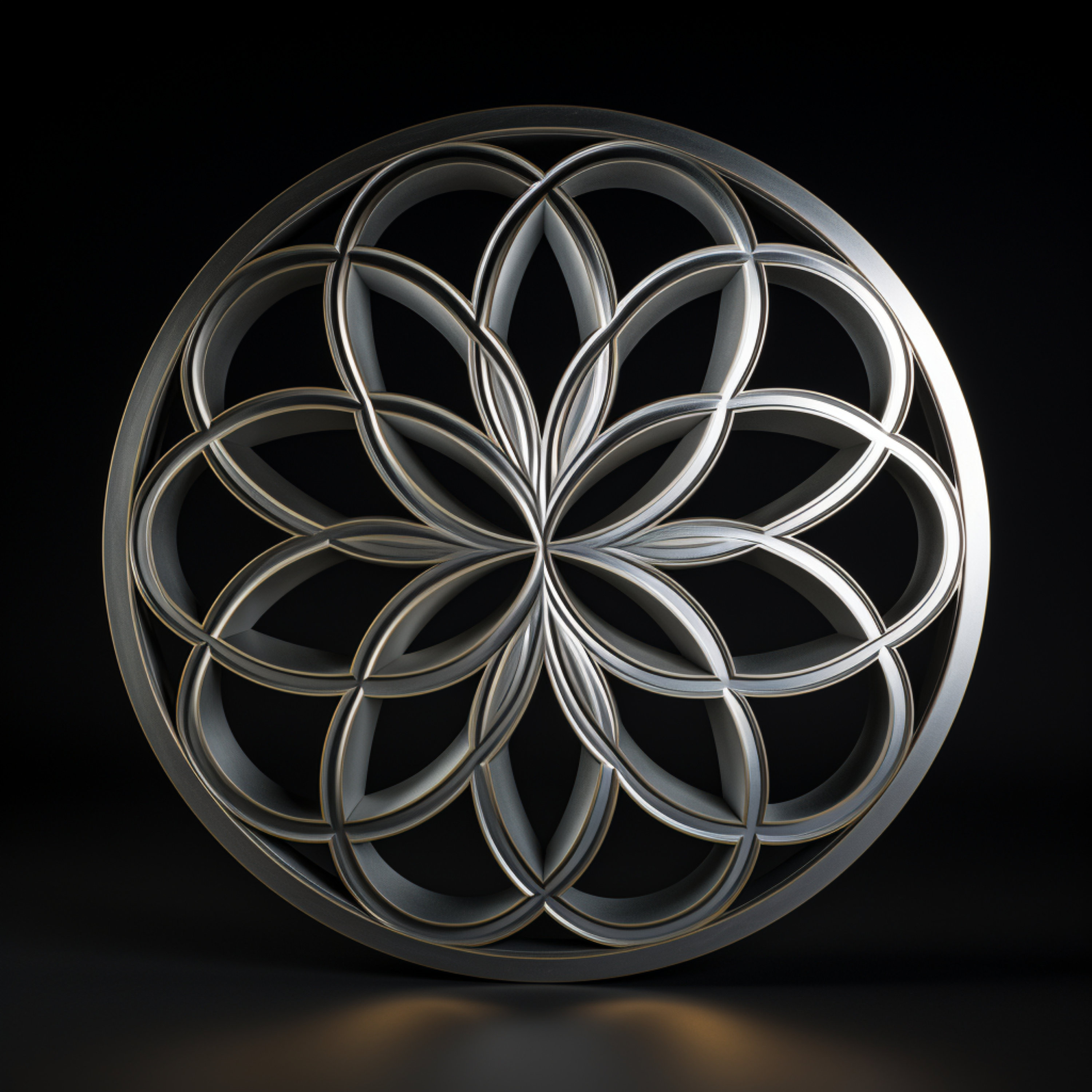 Black and White Flower of Life Inspired Digital Collection - Etsy