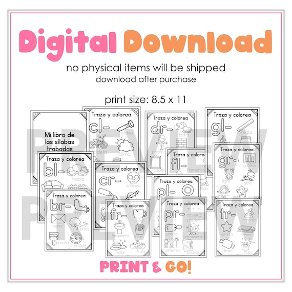 BINGO silabas trabadas en POWERPOINT 🖤 Transforme sua vida com títulos ...