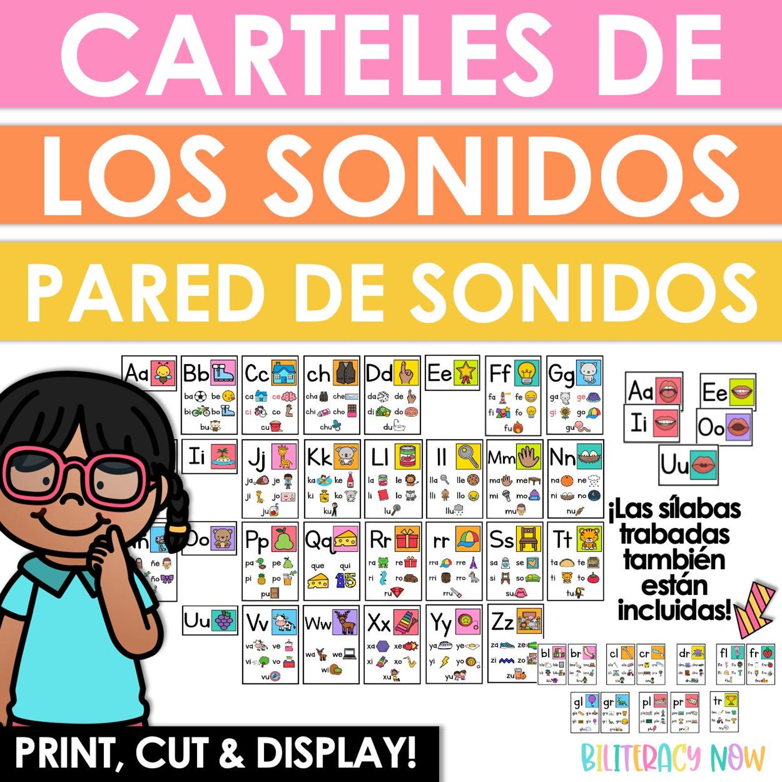 Pared De Sonidos | Spanish Sound Wall | Muro De Sonidos | Spanish ...