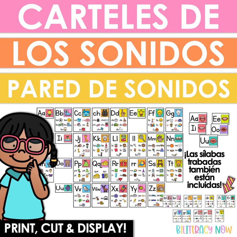 Pared De Sonidos | Spanish Sound Wall | Muro De Sonidos | Spanish ...