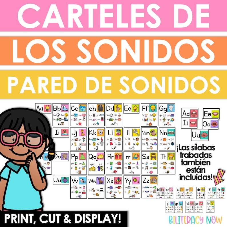 Pared De Sonidos | Spanish Sound Wall | Muro De Sonidos | Spanish ...