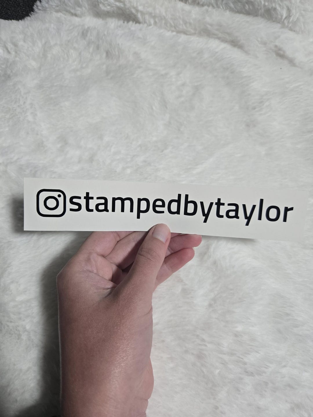 Custom Instagram Handle Vinyl Decal: Car, Laptop, Mug - Etsy