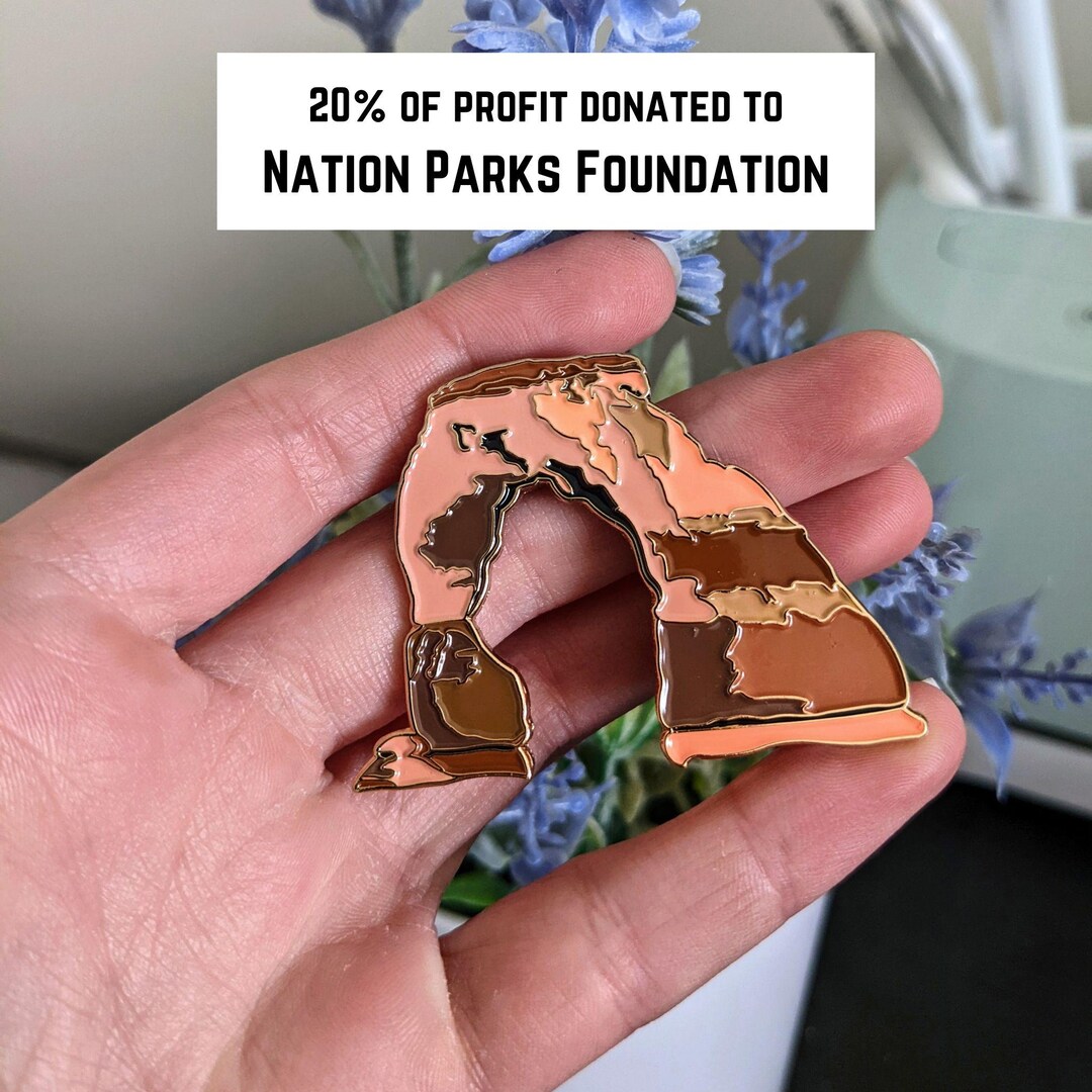 Delicate Arch Pin | Utah National Park Pin | Utah Pin | National Park ...