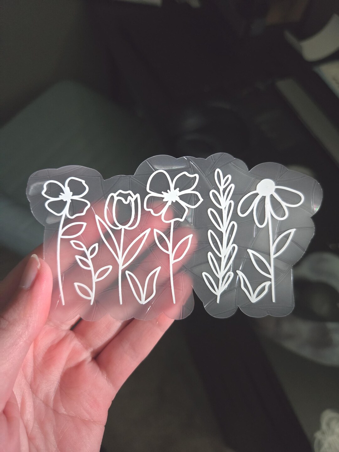 Flowers Rainbow Suncatcher | Cute Flower Patch Suncatcher | Suncatcher ...