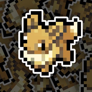 Homemade Pokemon Pixel Stickers, Water-resistant Sticker, Laptop ...