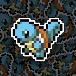 Homemade Pokemon Pixel Stickers, Water-resistant Sticker, Laptop ...