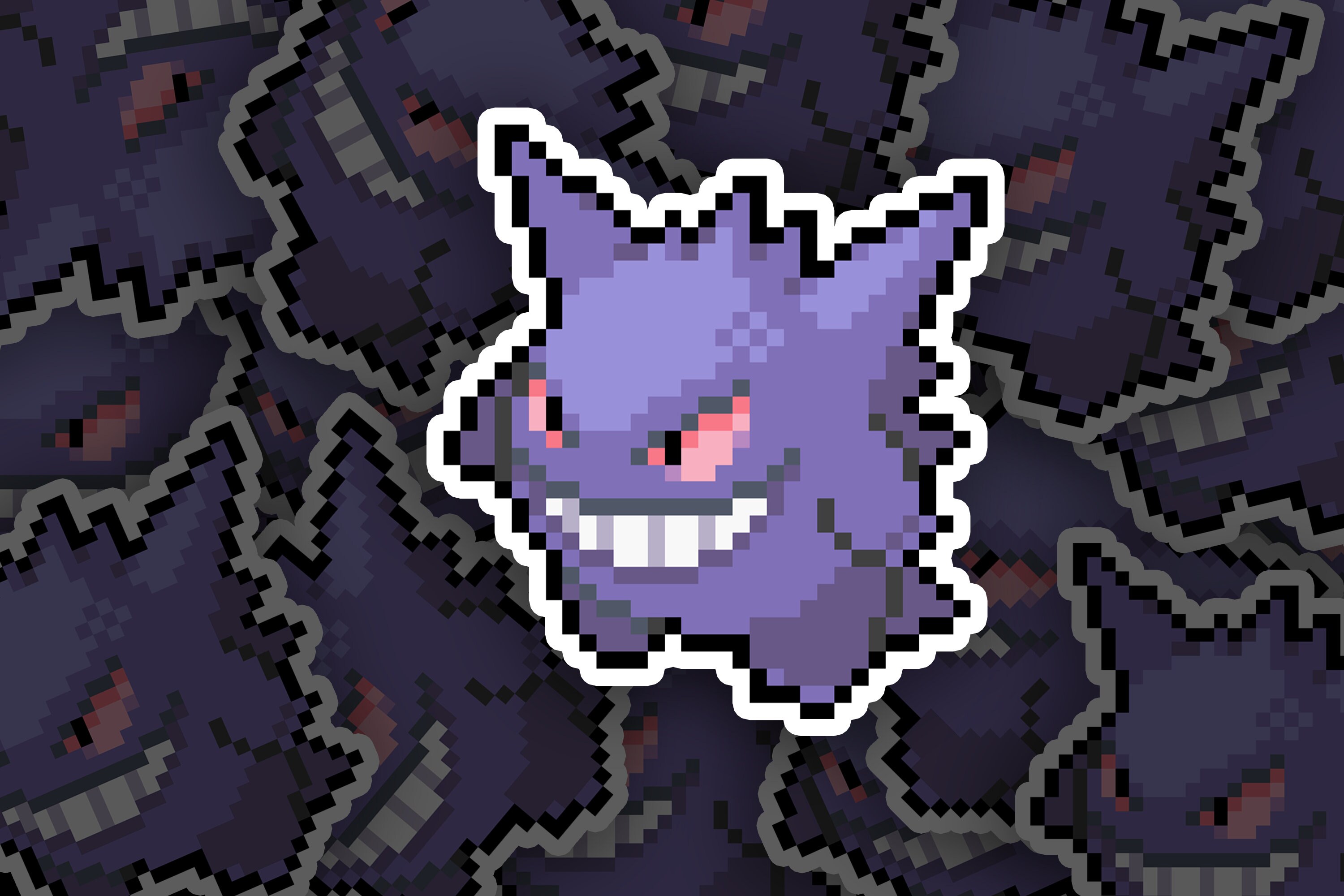 Homemade Pokemon Pixel Stickers, Water-resistant Sticker, Laptop ...